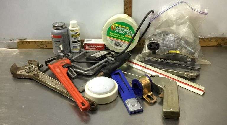 Wrenches, Rulers, Drywall Tape, Handles, Fisherman’s Wife, Roto-Split ...