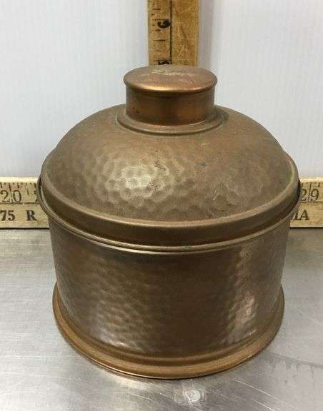 Hammered Copper Jar - Sherwood Auctions
