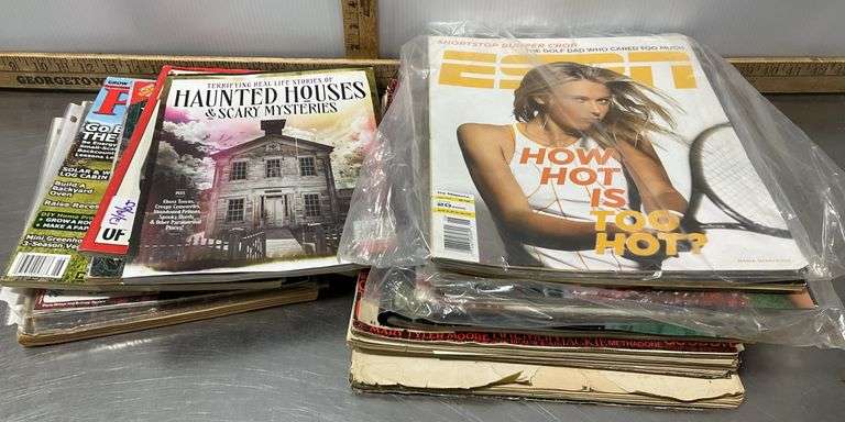 Magazines, Time, Newsweek, ESPN, Life & More - Sherwood Auctions