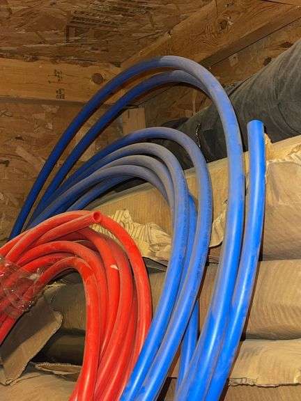 1/2” Pex Line & Mats + Rolls of Mesh - Sherwood Auctions