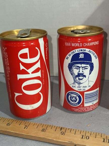Seven New Coca Cola Mugs & Four Vintage Coca Cola Cans - Sherwood Auctions
