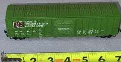 Marinette, Tomahawk, & Western Railroad 50’ Boxcar HO Scale - Sherwood ...