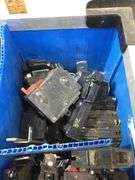 DTE Energy Box With Electrical Supplies and Tool Belt - Sherwood Auctions