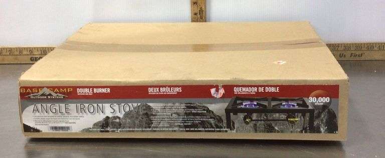 Base Camp Outdoor Systems: Double Burner Angle Iron Stove - Sherwood ...