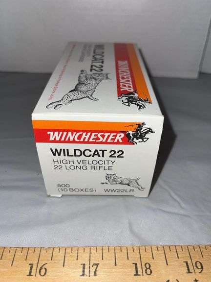 500 Rounds of Winchester Wildcat 22 Long Rifle Cartridges - Sherwood ...
