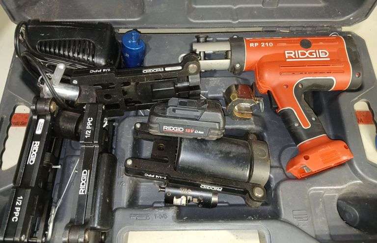 Rigid RP-210 Press Compact Press Tool Kit- untested - Sherwood Auctions