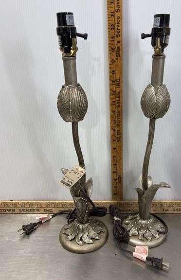 (2) Home Goods Lamp Bases - Have Power - Sherwood Auctions
