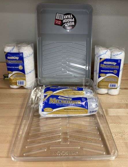 Wooster Plastic Tray, Roller Covers & Tray Liners(New) - Sherwood Auctions