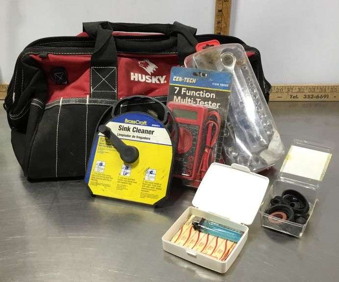Husky Tool Bag, BrassCraft Sink Cleaner, Plumbing Fittings and More ...