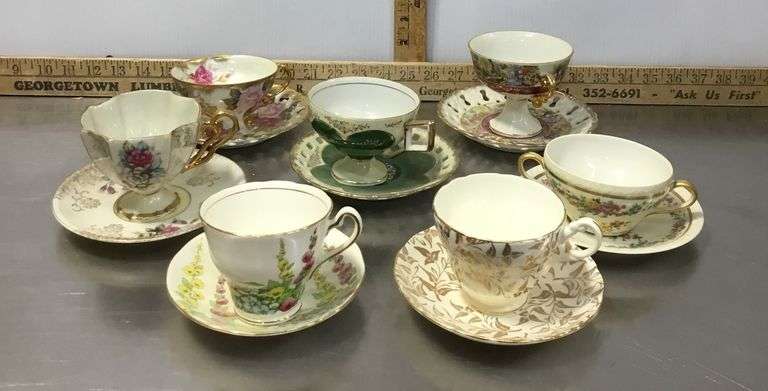 Tea Cup and Plate Sets - Sherwood Auctions