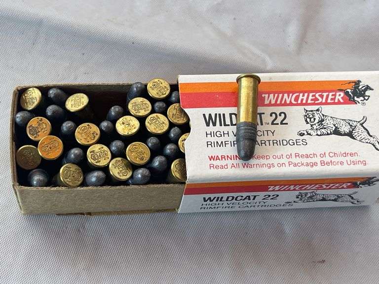 500 Rounds of Winchester Wildcat 22 Long Rifle Cartridges - Sherwood ...