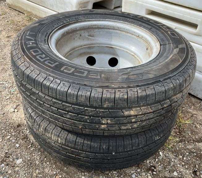 Qty-2 Arroyo Eco Pro H/T 10 PLY Load Range E LT 225/75R16 - Sherwood Auctions