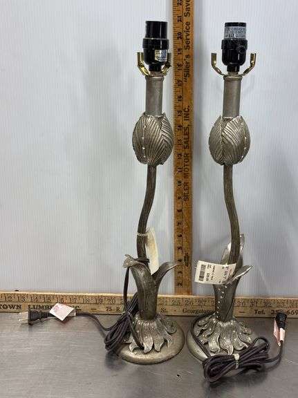 (2) Home Goods Lamp Bases - Have Power - Sherwood Auctions