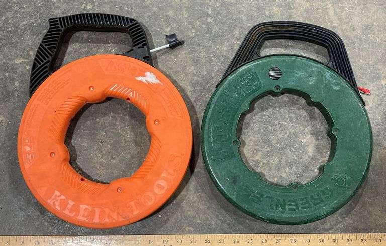 Greenlee & Klein Tools Steel Fish Tape - Sherwood Auctions