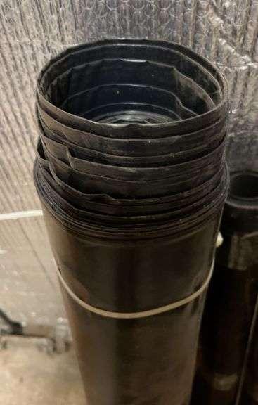 Roll of Black Plastic & Two Smaller Rolls of Rubber Lining - Sherwood ...