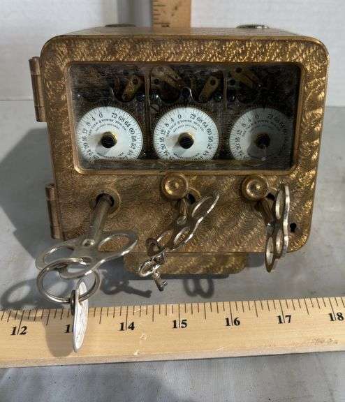 Mosler Time Lock Company Safe Timer with Keys - Sherwood Auctions