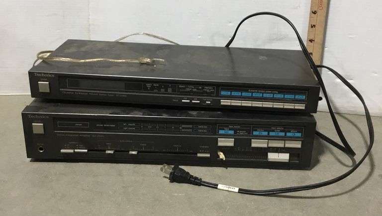 Sony Mega Storage Stereo and Technics Radio System - Sherwood Auctions