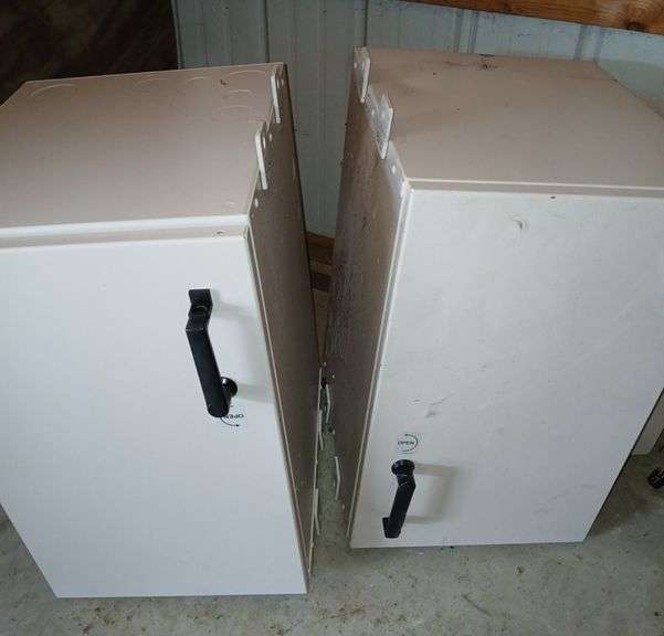 Two Lockable Panel Boxes - Sherwood Auctions