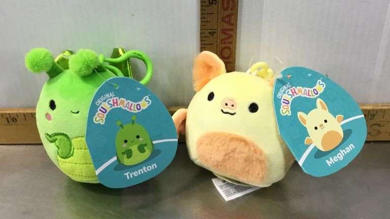 4 Squishmallow Key Rings - Sherwood Auctions