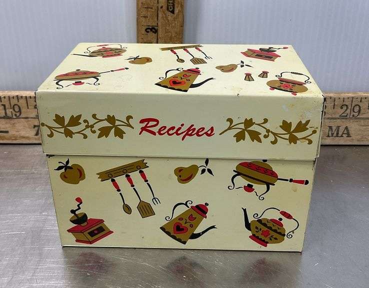 Recipe Tin - Sherwood Auctions