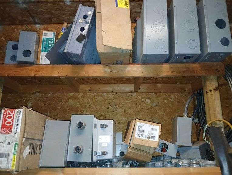 Electrical Panels & Miscellaneous Conduit Fittings - Sherwood Auctions