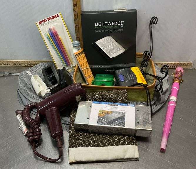 Lightwedge Rechargeable Book Light, Radio, Tape Dispensor, Smoker Box ...