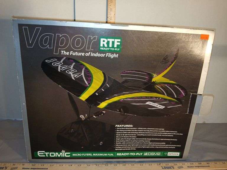 Etomic "Vapor" Micro Flyer Plane by Parkzone RTF - Sherwood Auctions