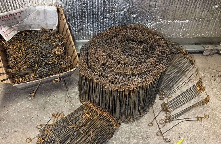 Collection of Double Loop Rebar Wire Ties - Sherwood Auctions
