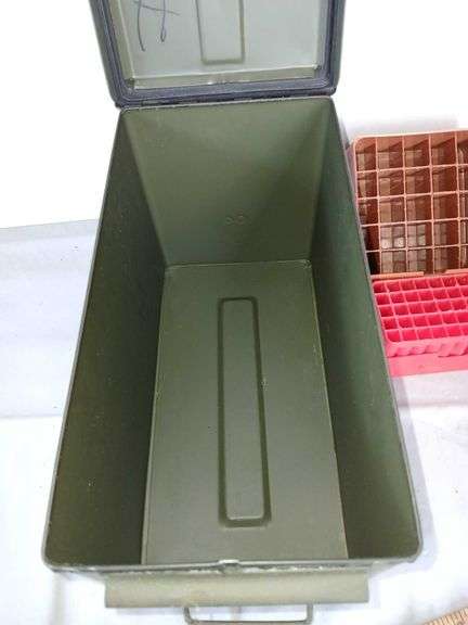 Empty Cartridges Boxes + One Military Ammo Box - Sherwood Auctions