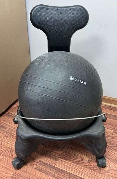 The Gaiam Classic Balance Ball Chair - Sherwood Auctions