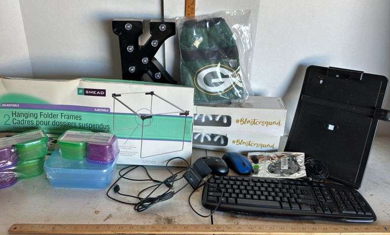 Hanging Folder Frames, Computer Keyboard, Food Containers & More Items ...