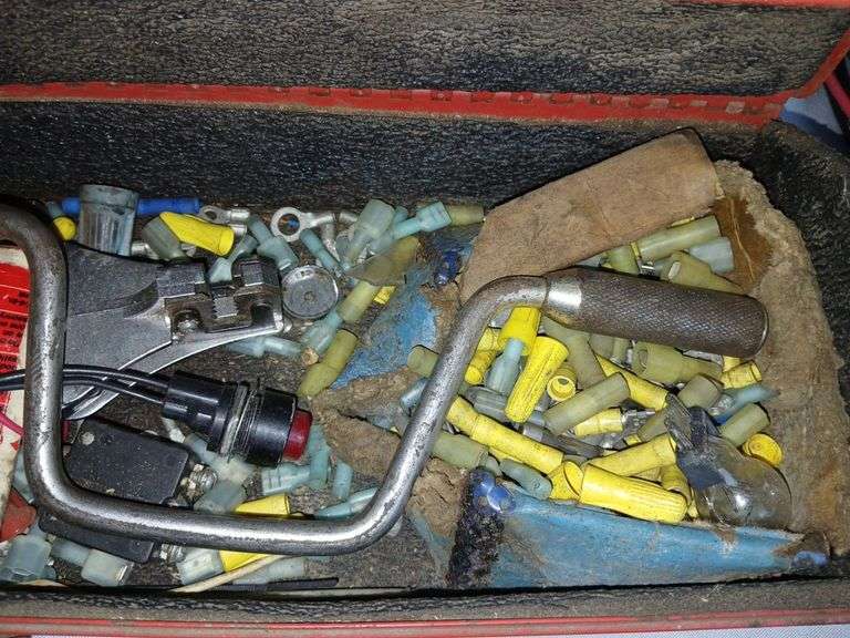 NAPA Box w/ Contents & Misc. Wire - Sherwood Auctions