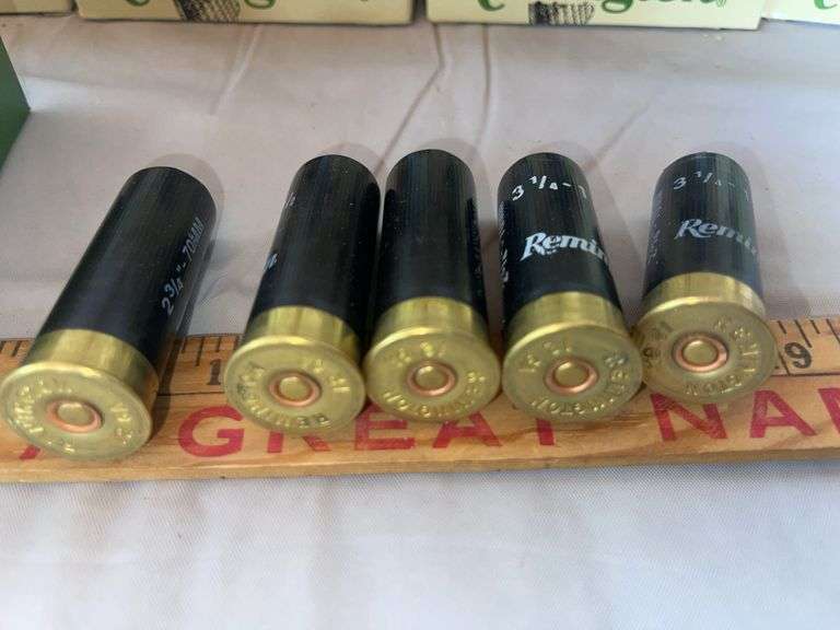 125 Rounds of Remington 12 Gauge Game Load Shotgun Shells - Sherwood ...