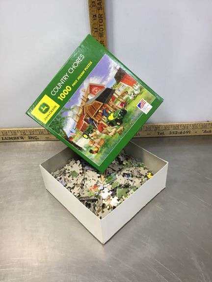 (3) 1000 Piece John Deere Puzzles by Great American Puzzle Factory ...