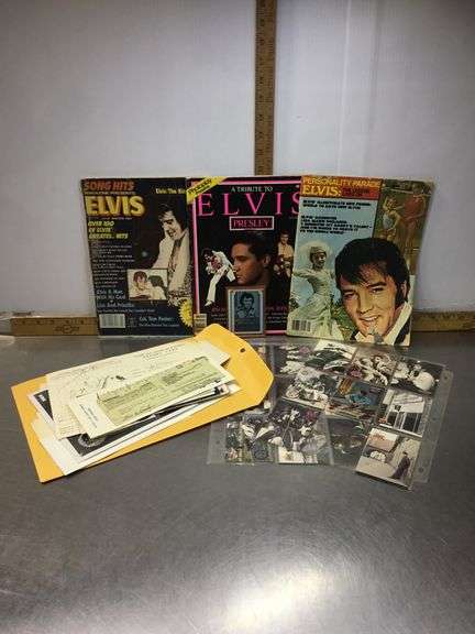 Elvis Magazines, Trading Cards and Memorabilia - Sherwood Auctions