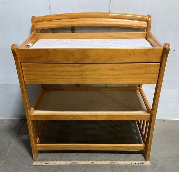 Wooden Changing Table - Sherwood Auctions