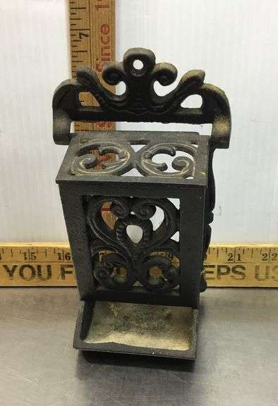 Cast Iron Match Box - Sherwood Auctions