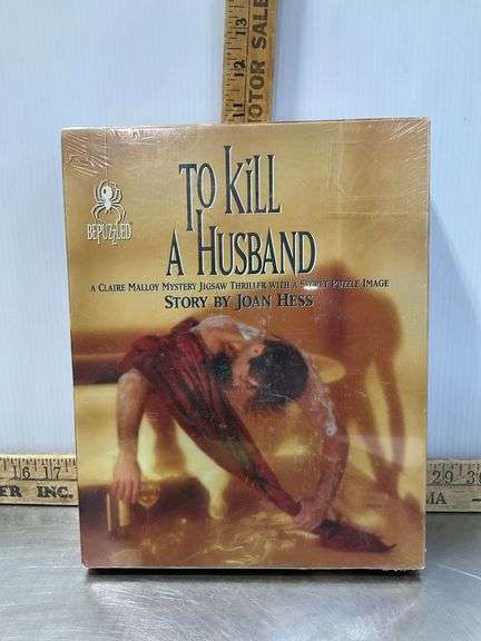 To Kill A Husband Mystery Puzzle( new sealed) - Sherwood Auctions