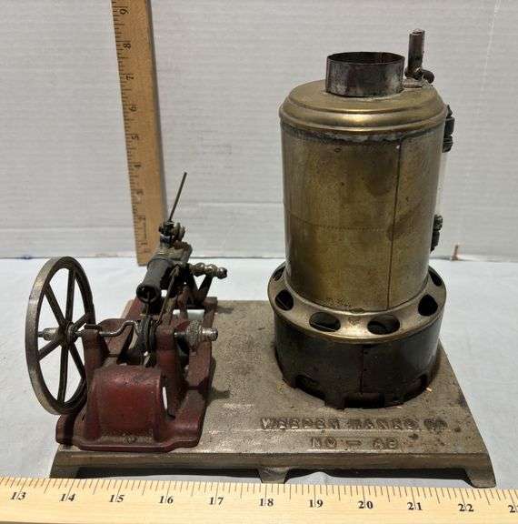 Weeden Toy Steam Engine with Flyball Governor #49 - Sherwood Auctions
