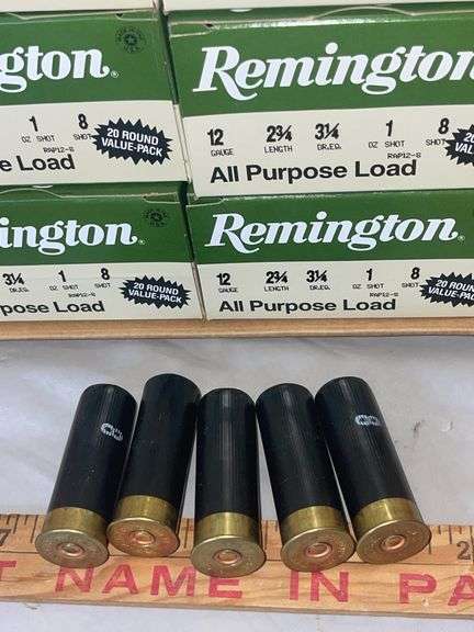 200 Rounds of Remington All Purpose Load 12 Gauge Shotgun Shells ...