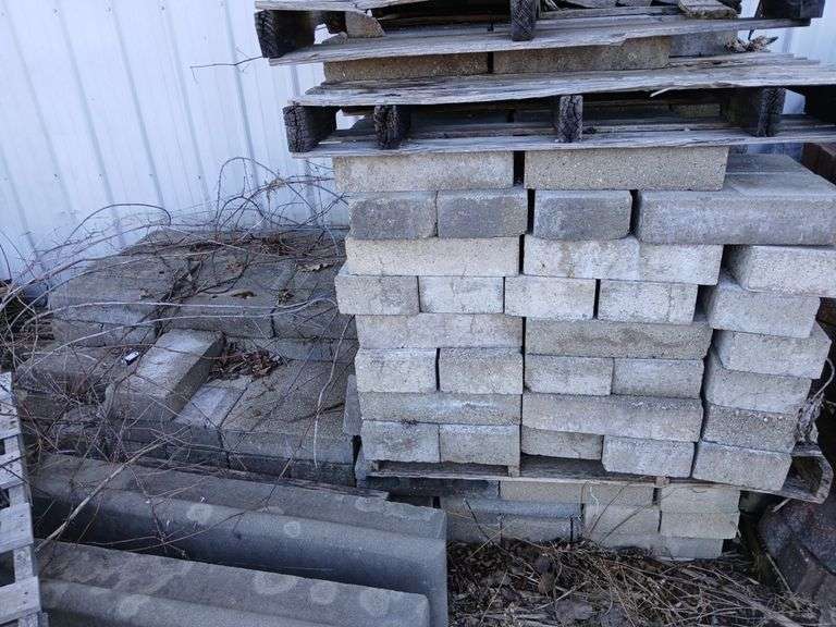 Cement Landscape Blocks (approx 15"x7"x3") - Sherwood Auctions