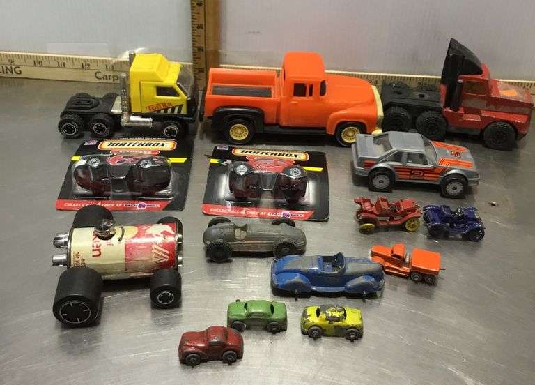 Vintage Diecast Toy Metal Hot Rods, Campbell Soup Car, Matchbox Cars ...