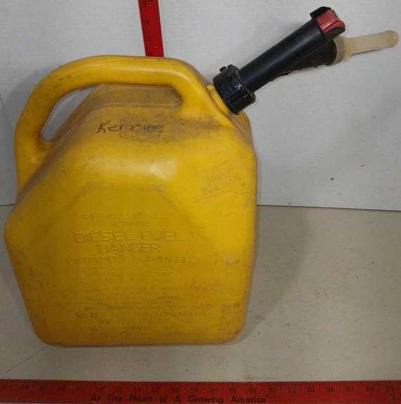 Four 5 Gallon Kerosene Cans - Sherwood Auctions