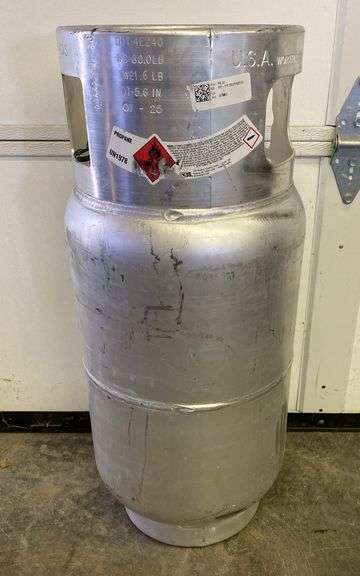 Worthington Fork Lift Propane Tank-Aluminum 33gal - Sherwood Auctions