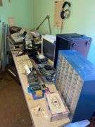 8’ Table w/ Amazing Collection of Electronics + Misc. HAM Radio ...