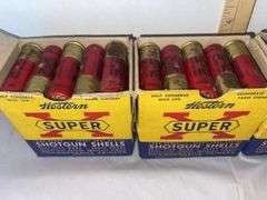 125 Rounds of Western SuperX 12 Gauge Shotgun Shells - Sherwood Auctions