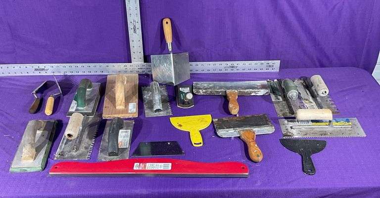 Collection of Drywall Hand Tools - Sherwood Auctions