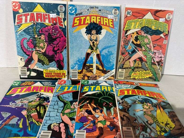 Starfire DC Comic Books - Sherwood Auctions