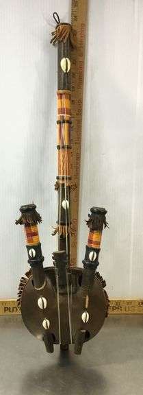 Vintage West African Musical String Instrument - Sherwood Auctions