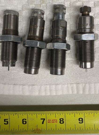 Lee 17 REM 4 Die Set, No Storage Container - Sherwood Auctions